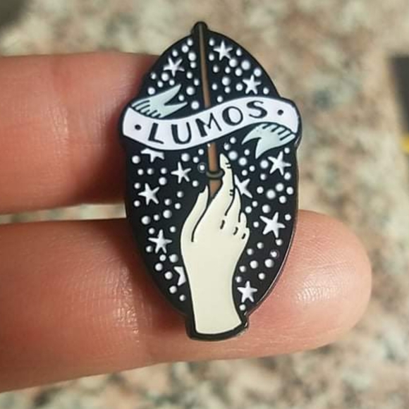 Jewelry | 2 For 13 Harry Potter Lumos Light Spell Pin | Poshmark